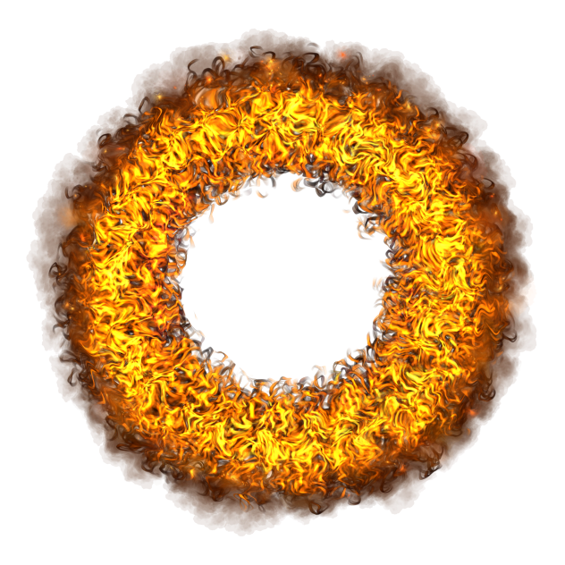 Fire Circle effect - ibisPaint