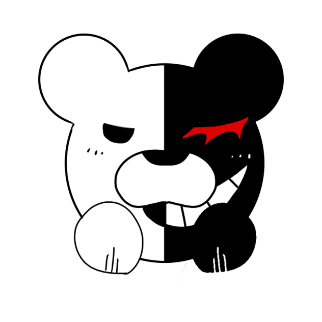 Angry monokuma - ibisPaint