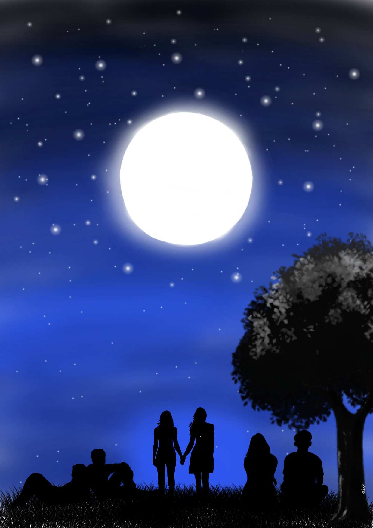 Let's Fall in Love for the Night - ibisPaint