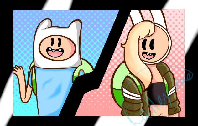 Finn and Fionna - ibisPaint