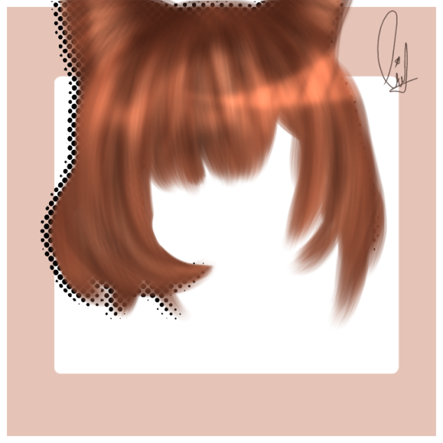 Hair simple edit - ibisPaint