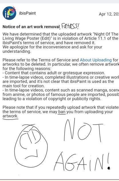 NOT AGAIN! - ibisPaint