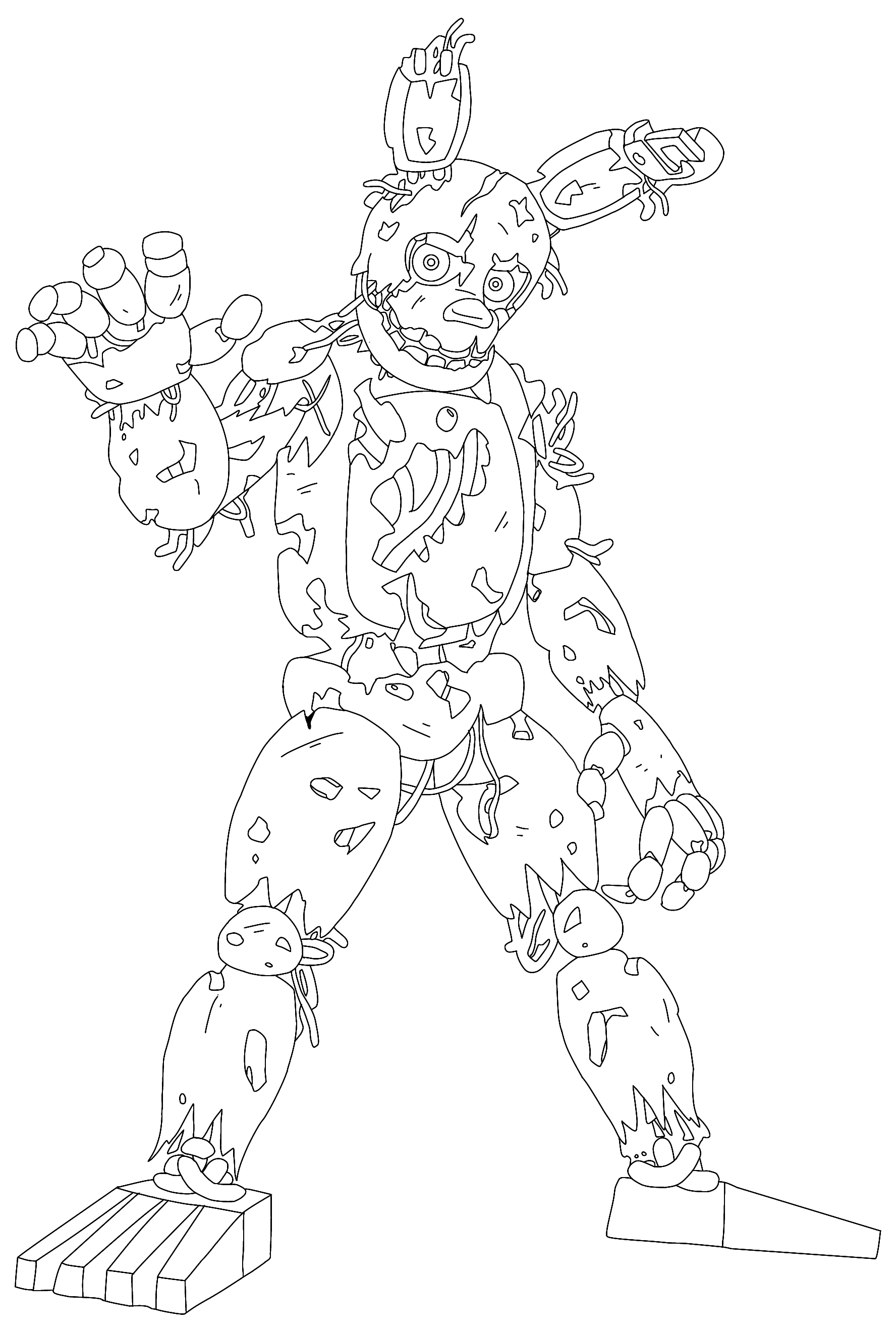 Springtrap outline - ibisPaint