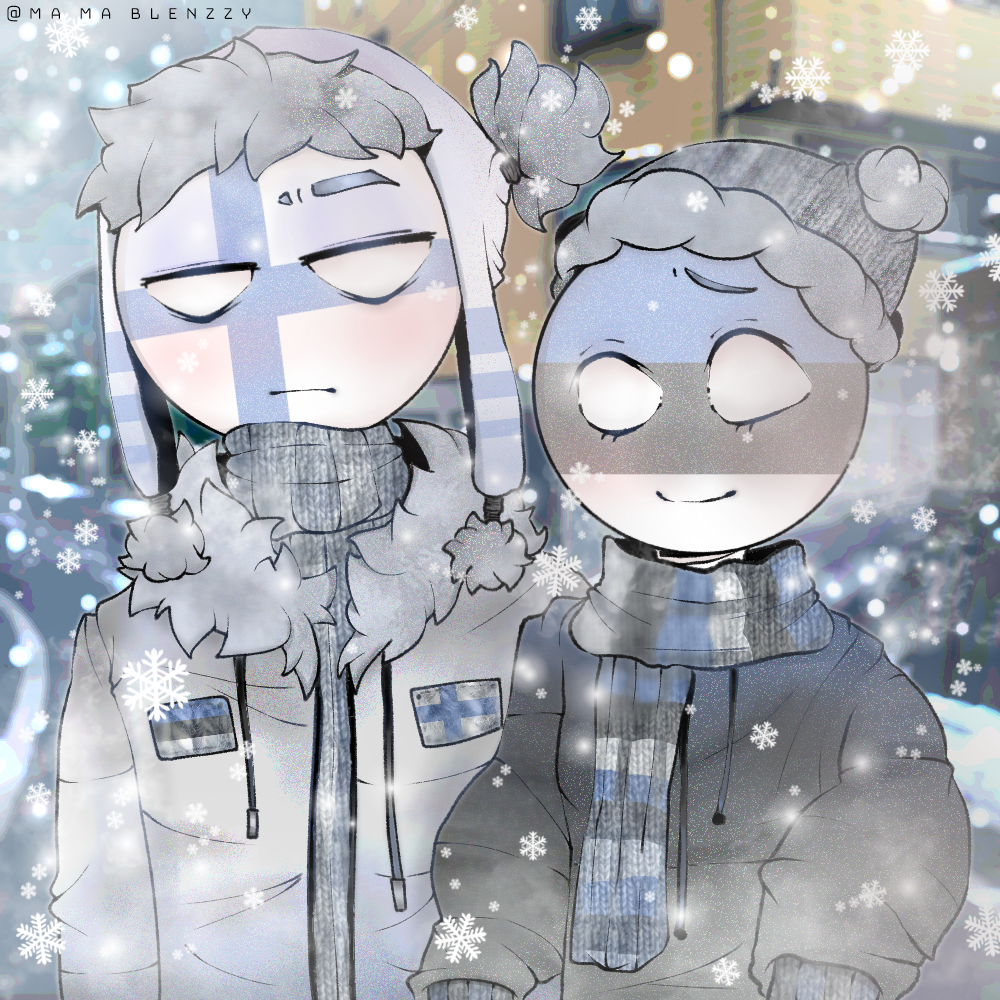 Countryhumans Finland & Estonia - ibisPaint