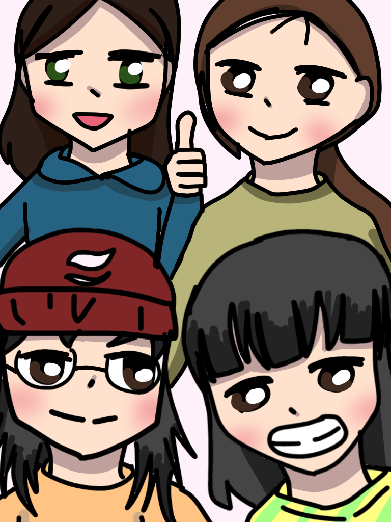 My friends in college - ibisPaint
