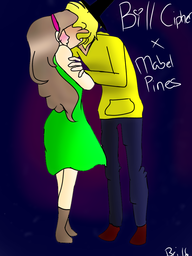 Mabel x Bill Cipher - ibisPaint