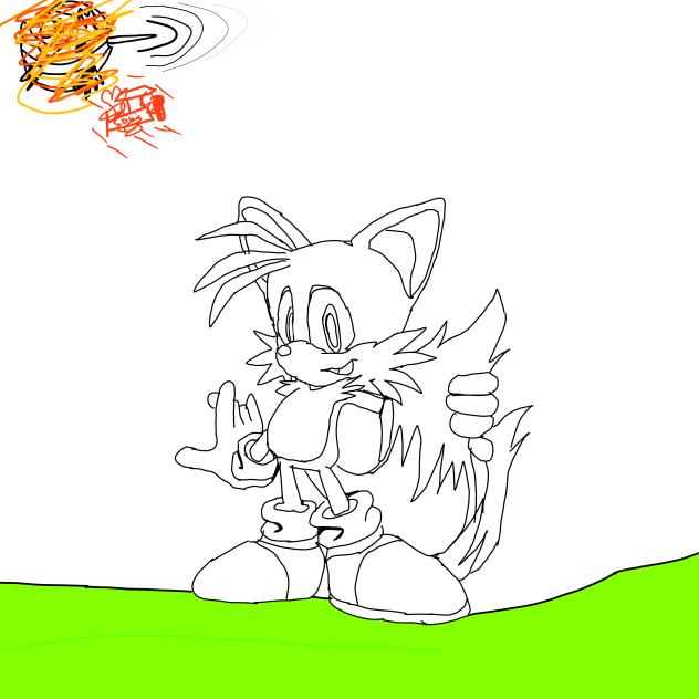 tails outline - ibisPaint