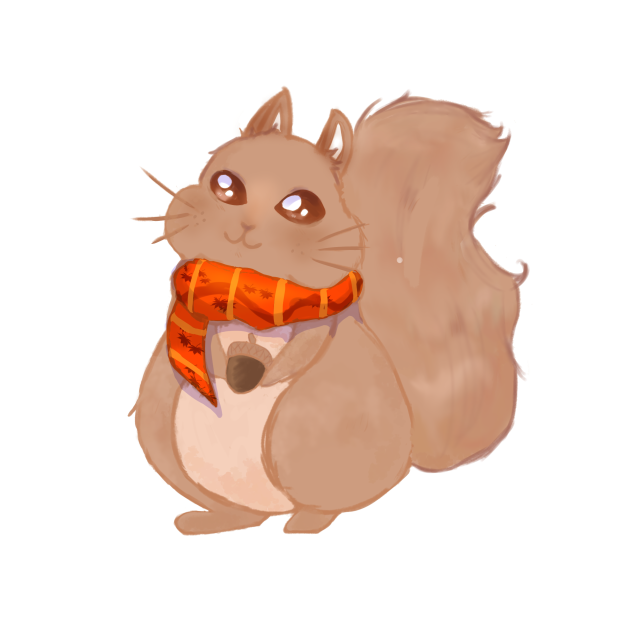 Tabby Squirrel - ibisPaint
