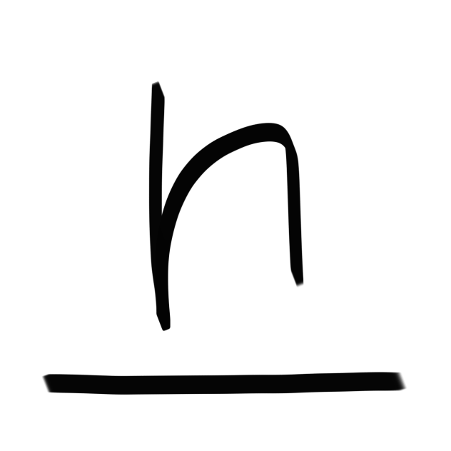 h stands for happy. - ibisPaint