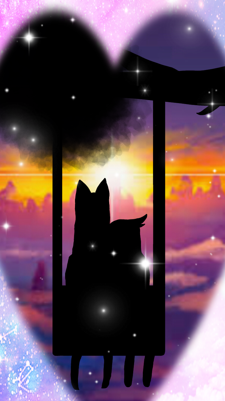 Romantic sunset - ibisPaint