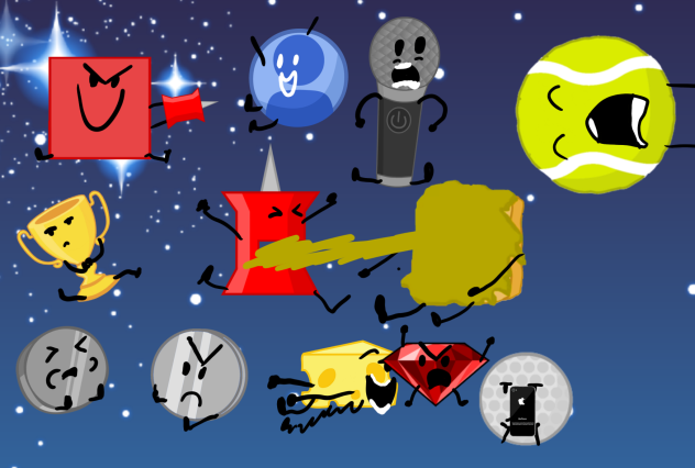 BFDI Collab Inanimate Insanity Fanart - ibisPaint