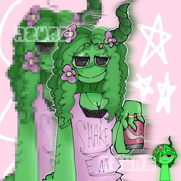 Green sprunki - ibisPaint