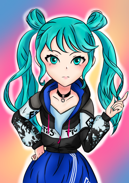Hatsune Miku (VividBadSquad ver.) - ibisPaint