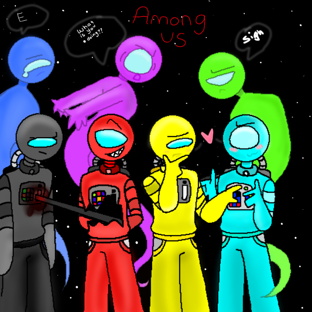 Among Us gang - ibisPaint