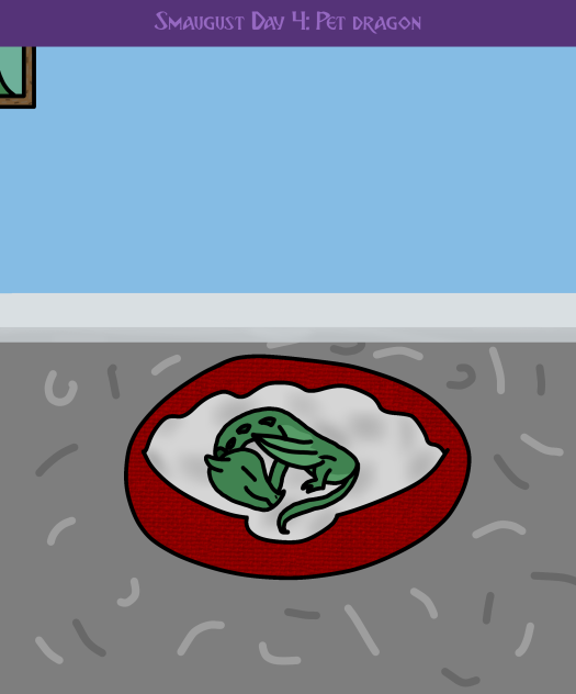 Smaugust Day 4 - Pet dragon - ibisPaint