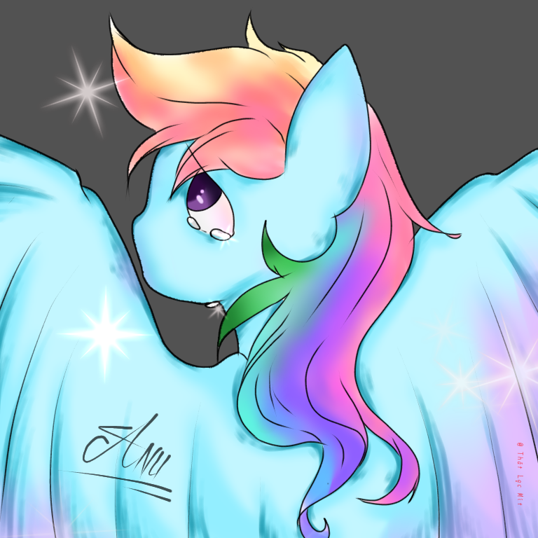 Rainbow dash (｡･ω･｡) - ibisPaint