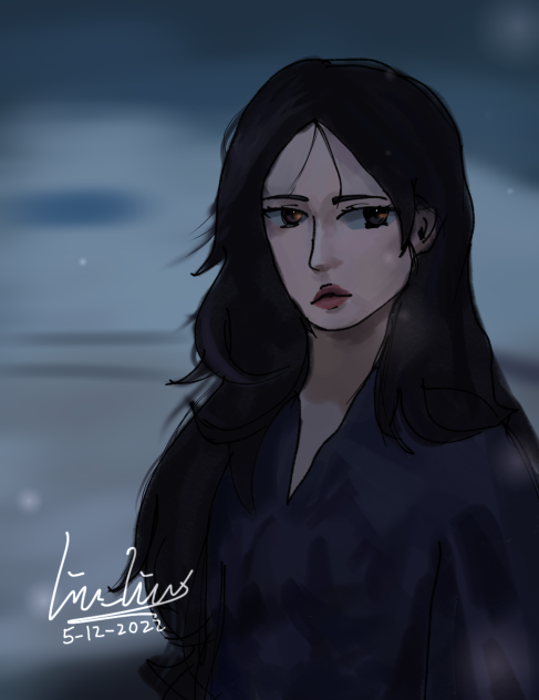 Seaside night 🌙 - ibisPaint