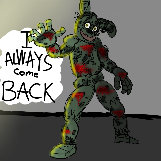 Springtrap drawing - ibisPaint