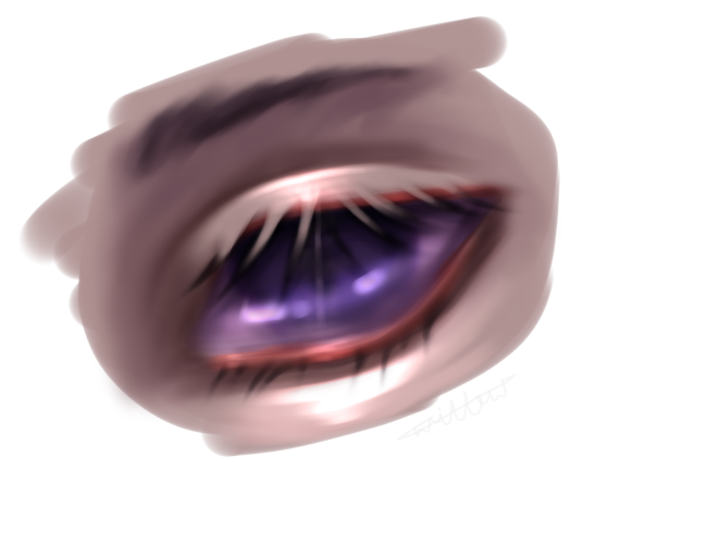 Purple Eye - Kooleens eye tutorial - ibisPaint
