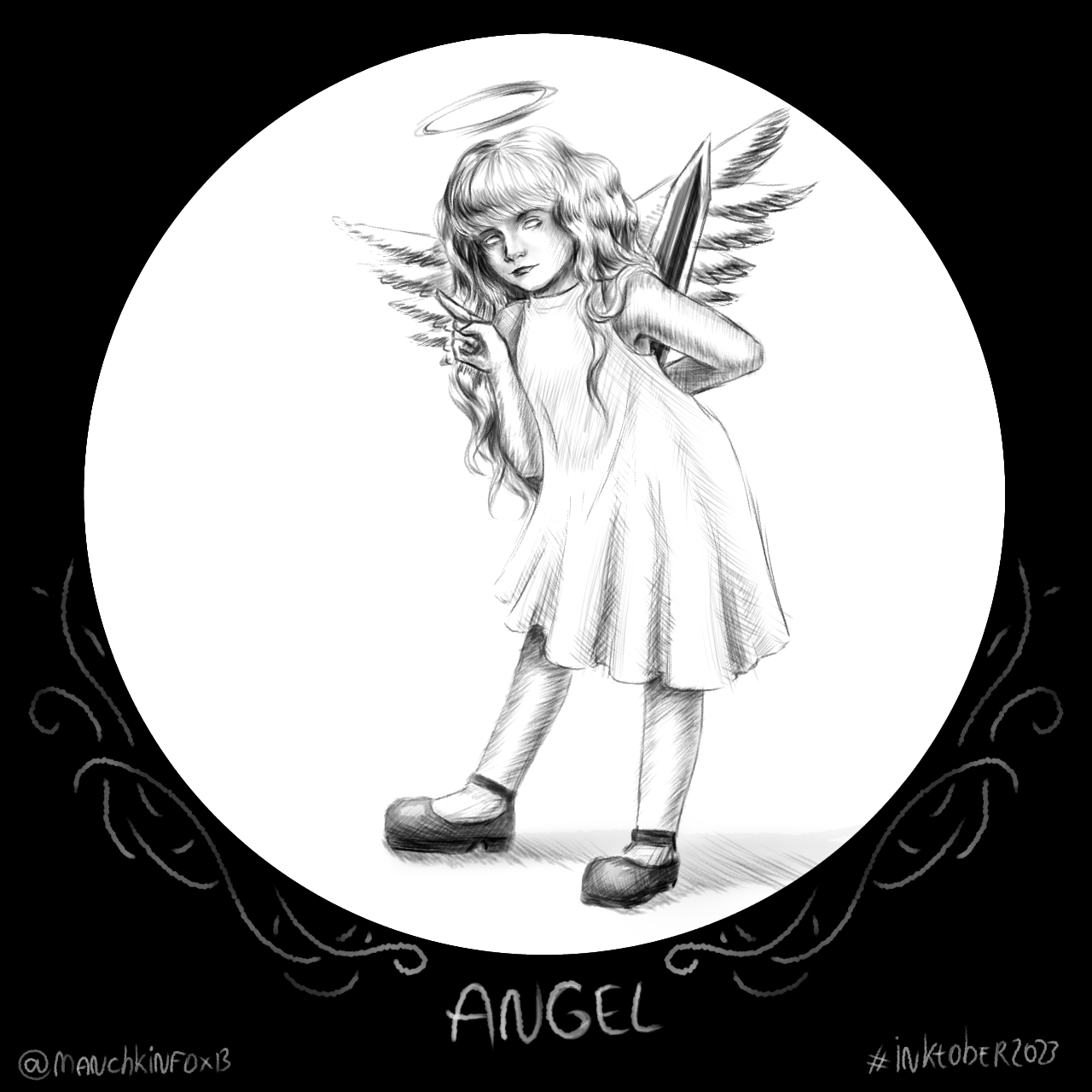 INKTOBER Angel - ibisPaint