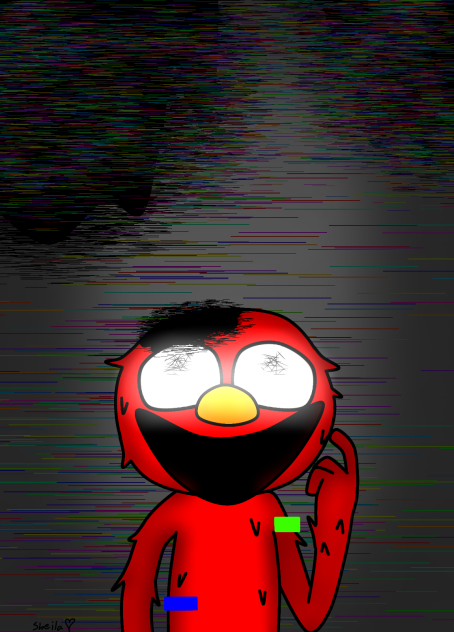 Pibby Elmo - ibisPaint