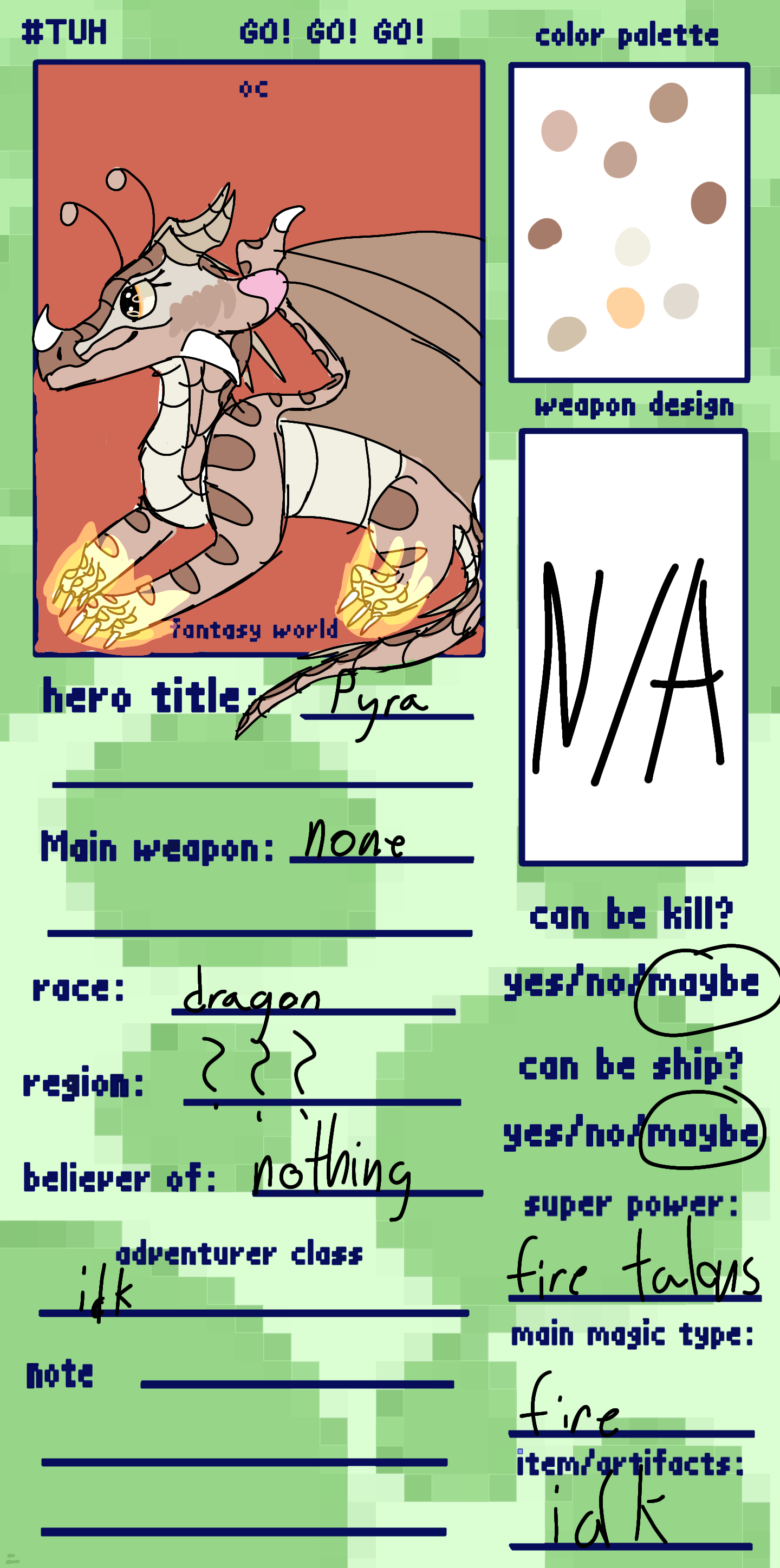 hero sheet for tuh - ibisPaint