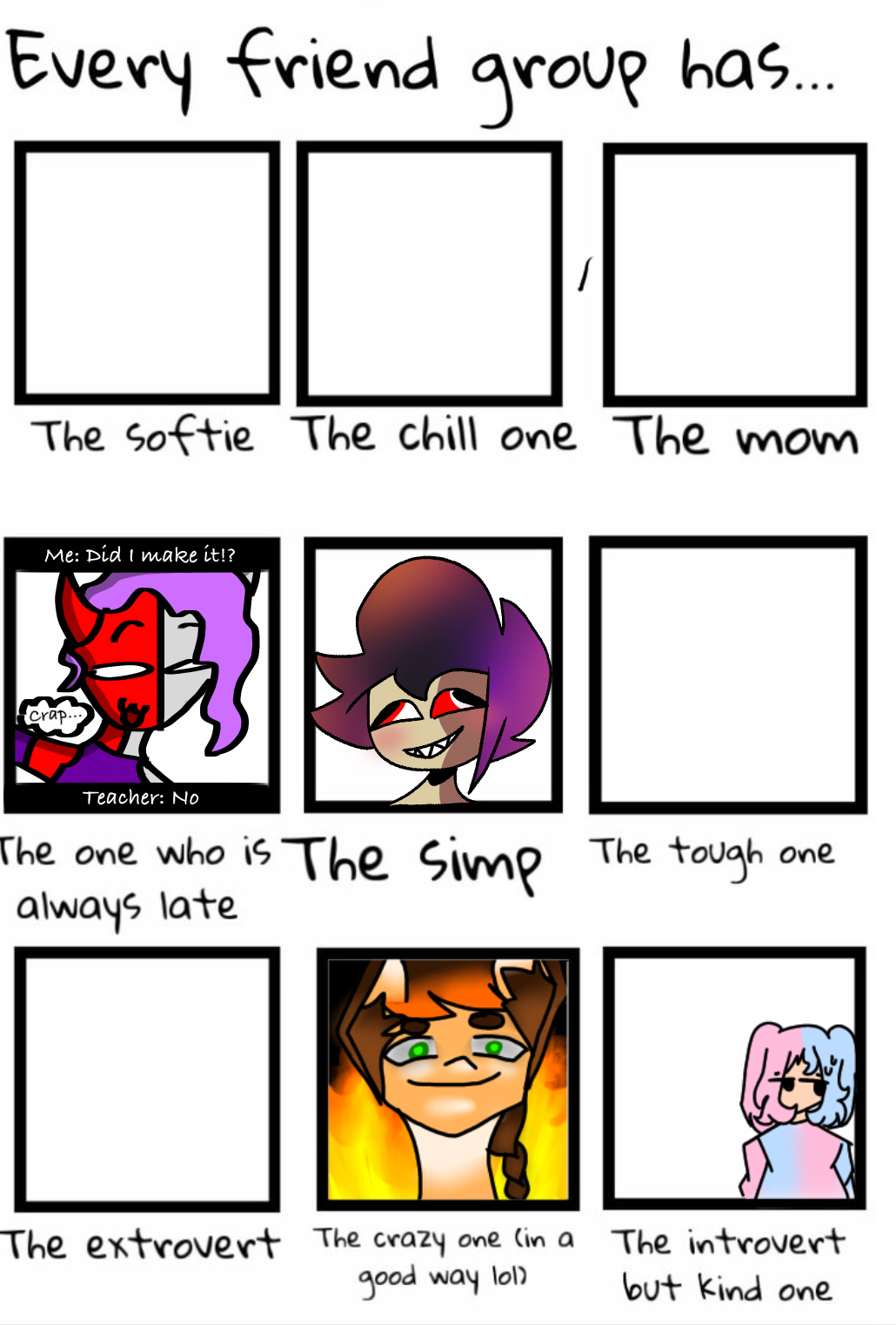 Every friend group has… collab - ibisPaint