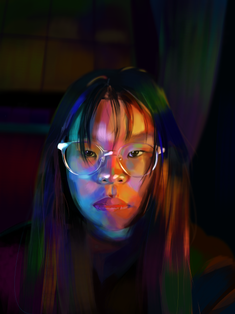 potrait of myself - ibisPaint