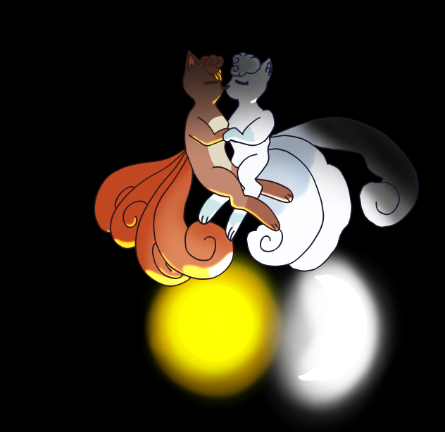 The sun and moon - ibisPaint