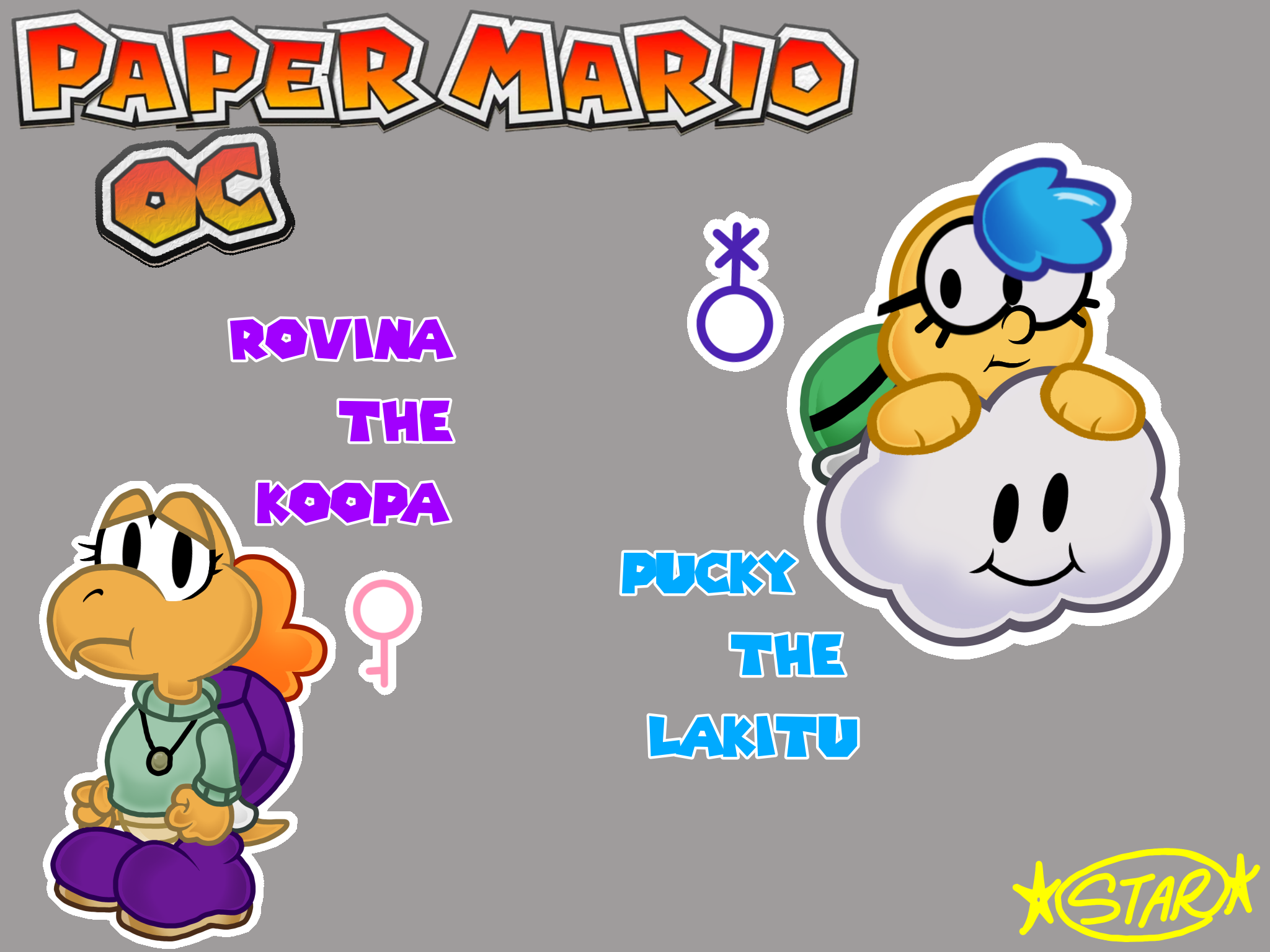 My Paper Mario Oc’s pt2 - ibisPaint