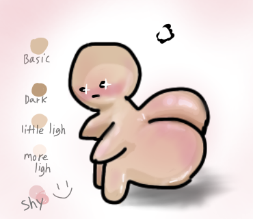 How to draw skin + shy - ibisPaint