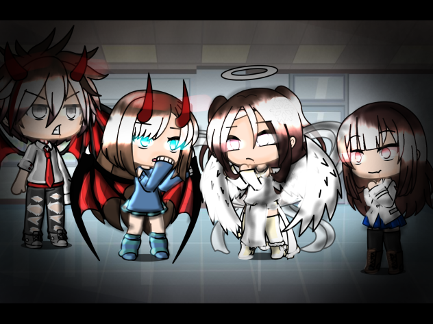 Angel vs devil - ibisPaint