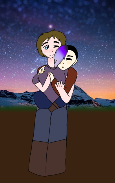 My Pastel goth and his lover. - ibisPaint