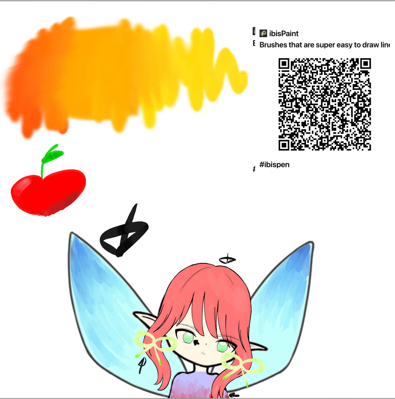 Simple brush gradient - ibisPaint