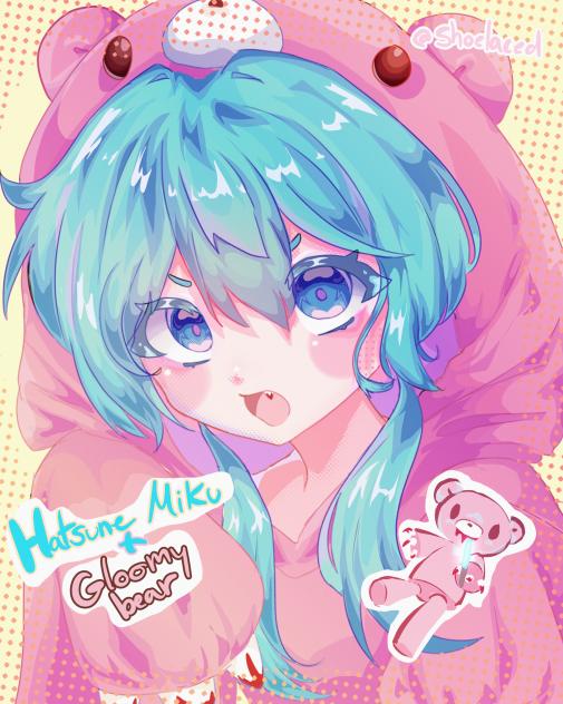 Miku + Gloomy Bear - ibisPaint