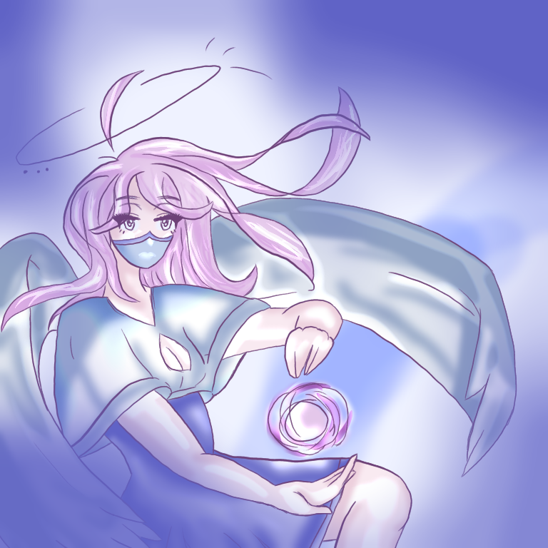 Angel question mark - ibisPaint