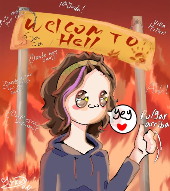 welcome to hell 😈 - ibisPaint
