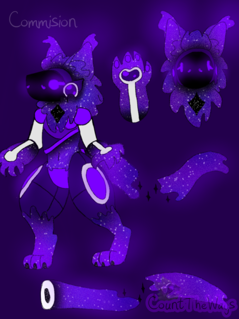 Space Themed Protogen (commission) - ibisPaint