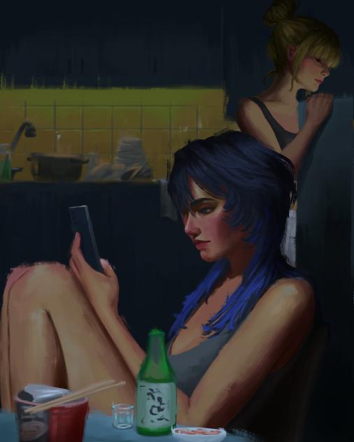 Late Night Snack - ibisPaint