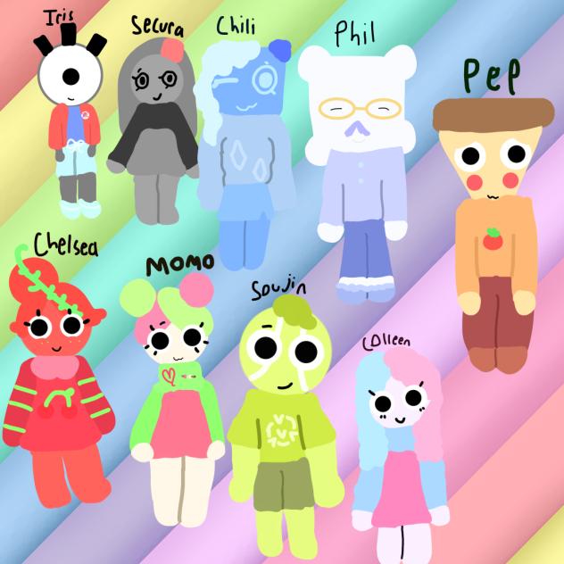 All my DW ocs! Pt 1 - ibisPaint