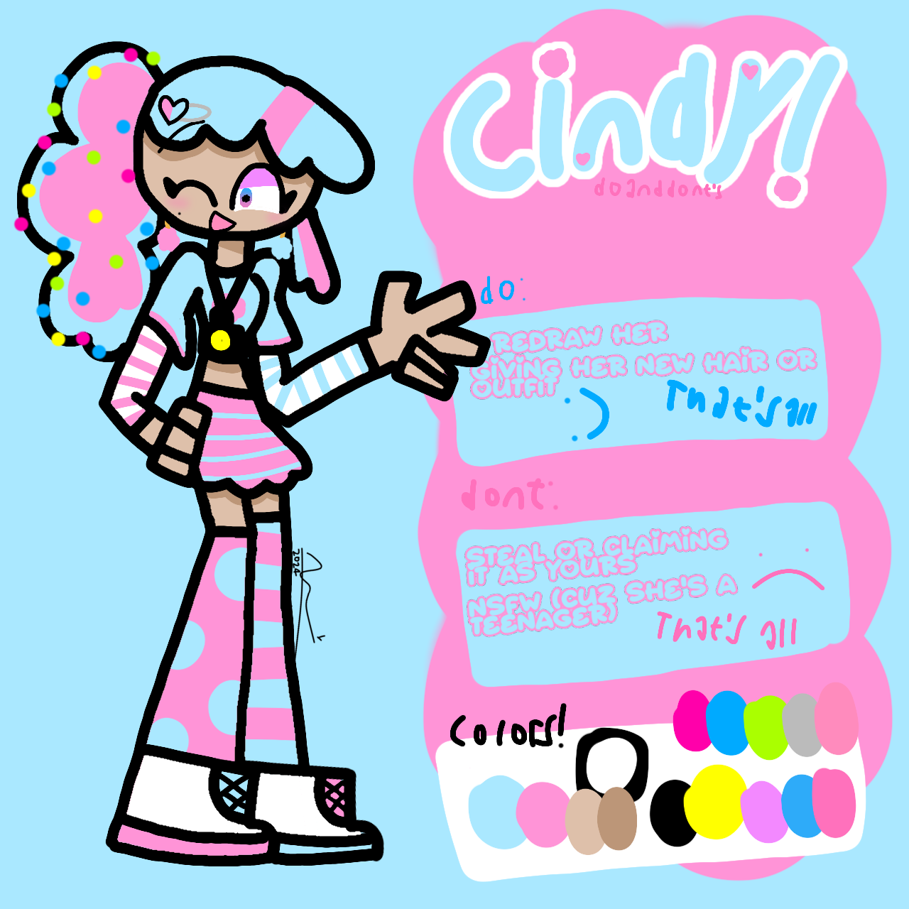 Cindy DTIY!!! 💖💙 - ibisPaint