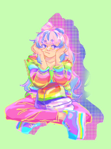 rainbow koko - ibisPaint