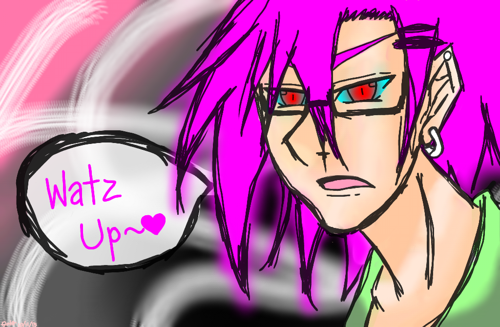 watz up anime boy - ibisPaint