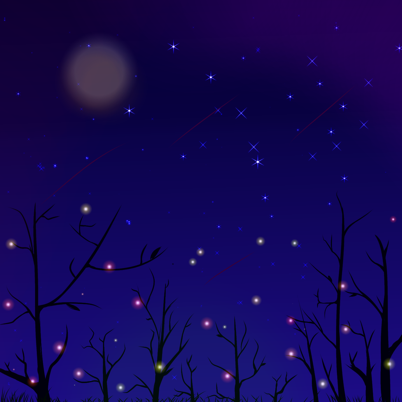 bag round langit malam - ibisPaint