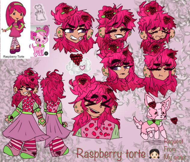 Raspberry torte - ibisPaint