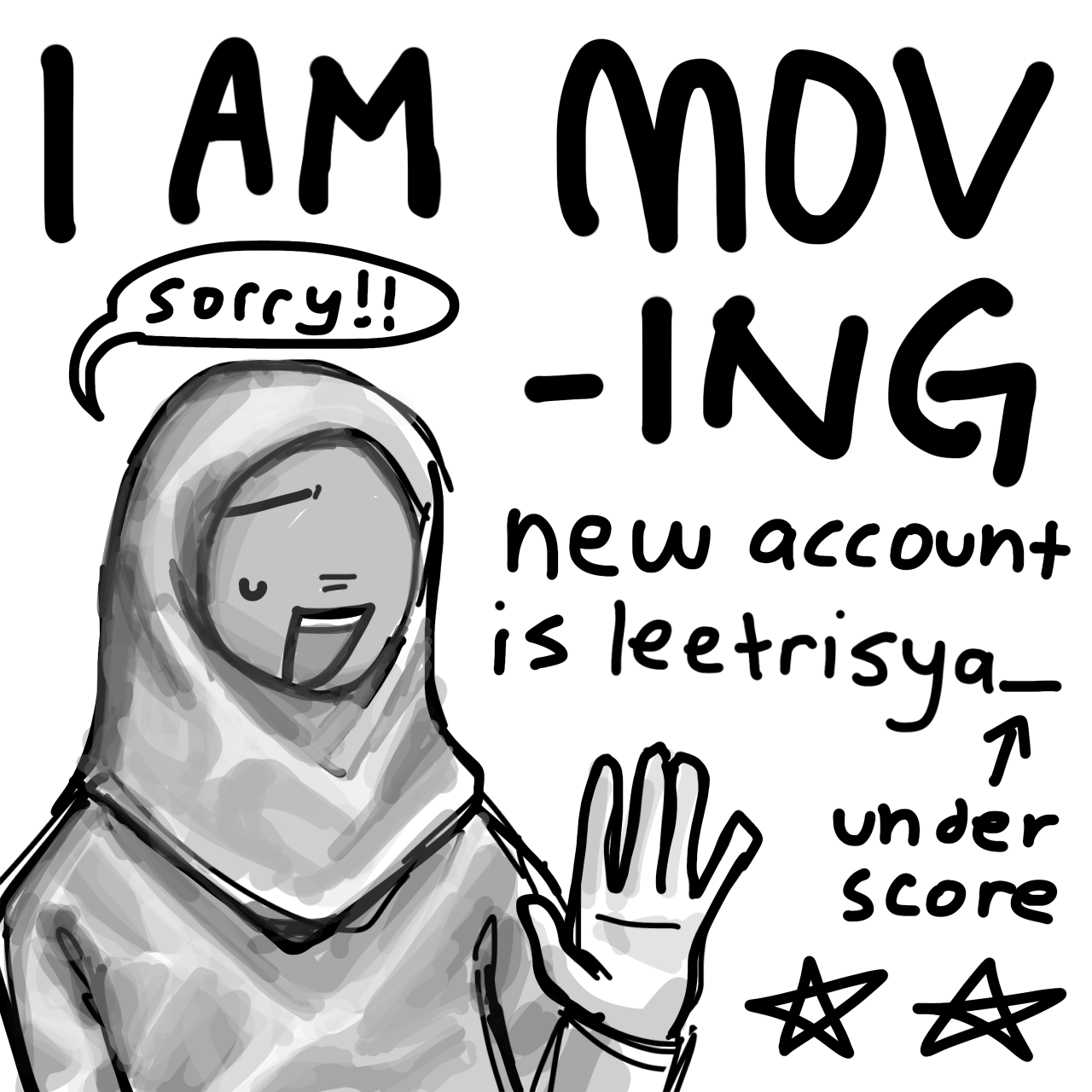 MOVING ACCOUNTS to leetrisya_ - ibisPaint