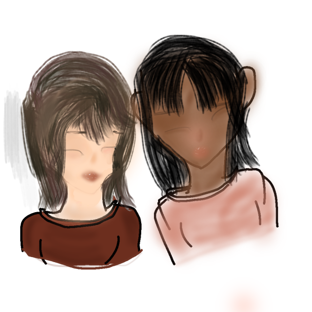 Two girls - ibisPaint