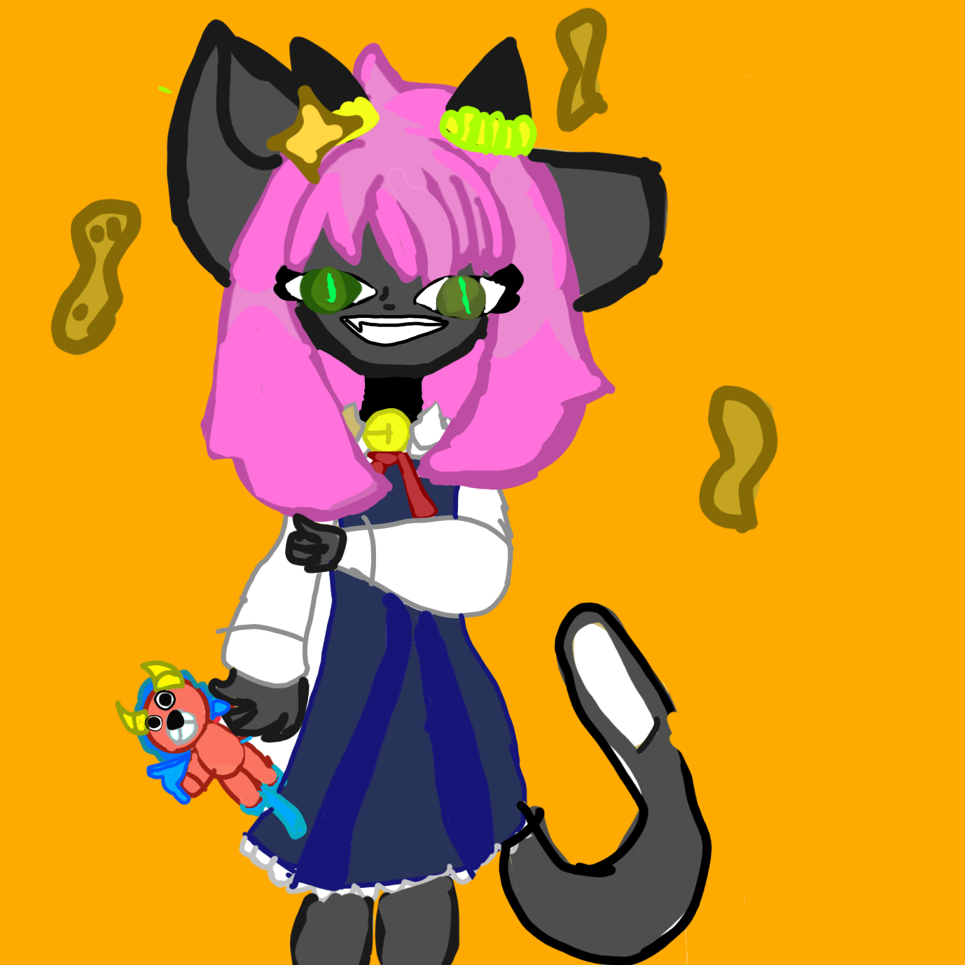 anya forger gato - ibisPaint