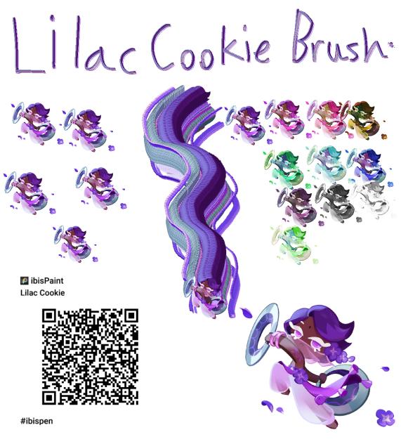 Lilac Cookie Brush - ibisPaint