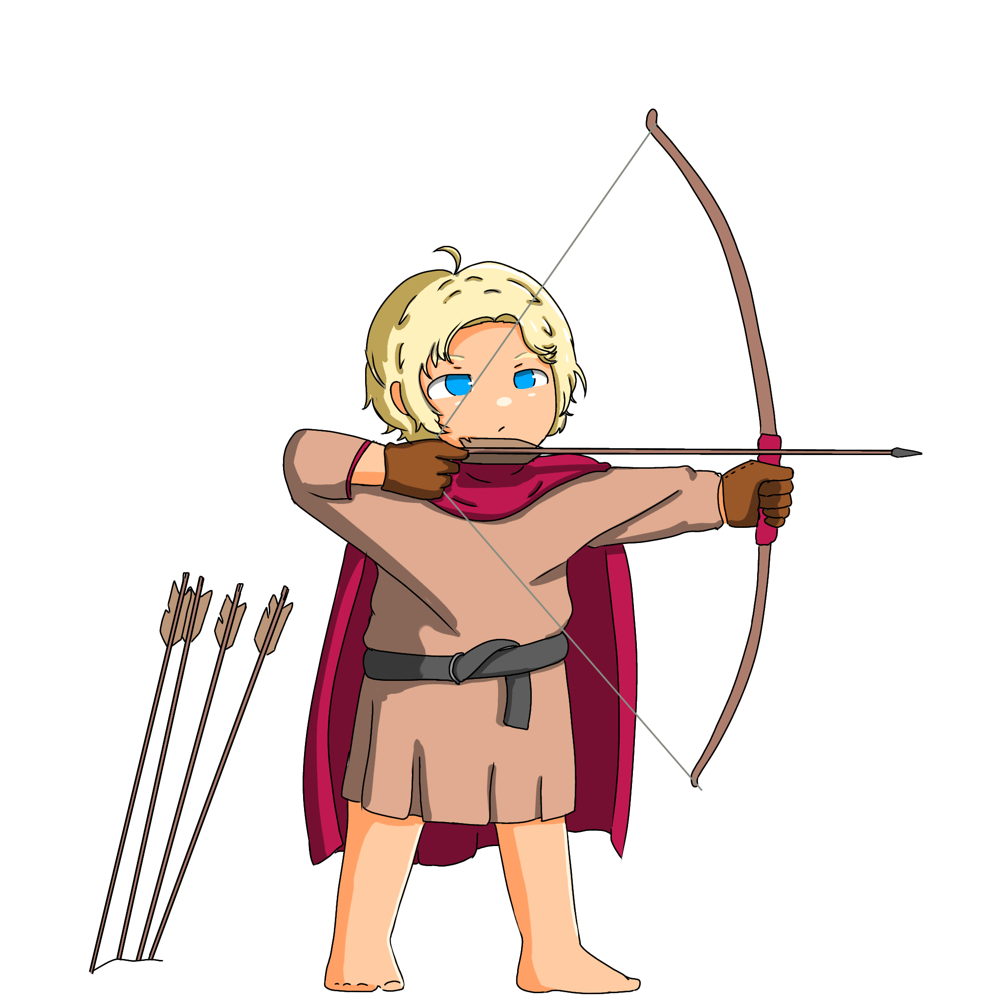 Long bow Scotlandia - ibisPaint
